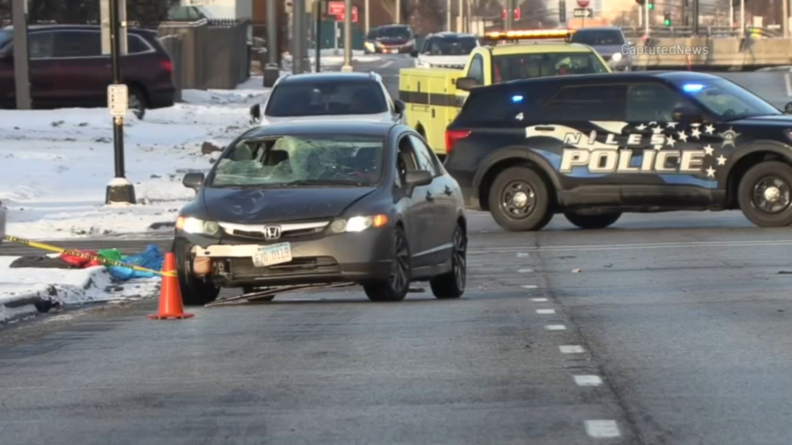 Niles crash today: Pedestrian struck by car in 7600-block of Dempster ...