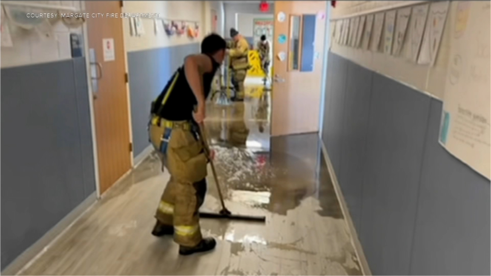Margate, New Jersey school dismisses early due to burst sprinkler ...