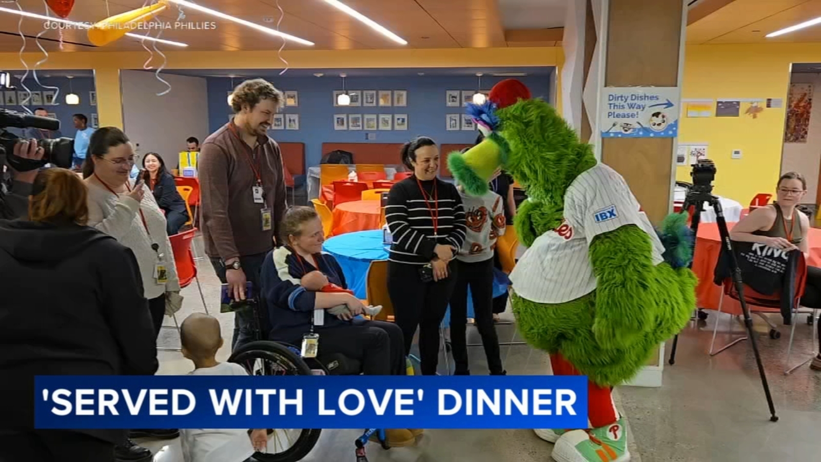 Phillie Phanatic spreads love ahead of Valentine's Day with Ronald ...