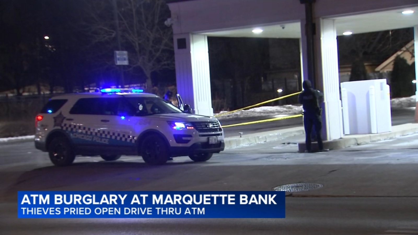 Chicago crime: Burglars steal from ATM at Marquette Bank on South ...