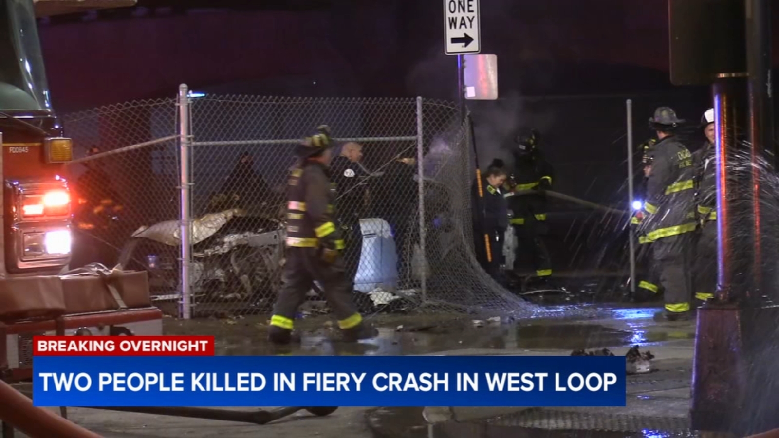 Chicago crash, today: 2 killed in fiery West Loop crash on Jefferson ...