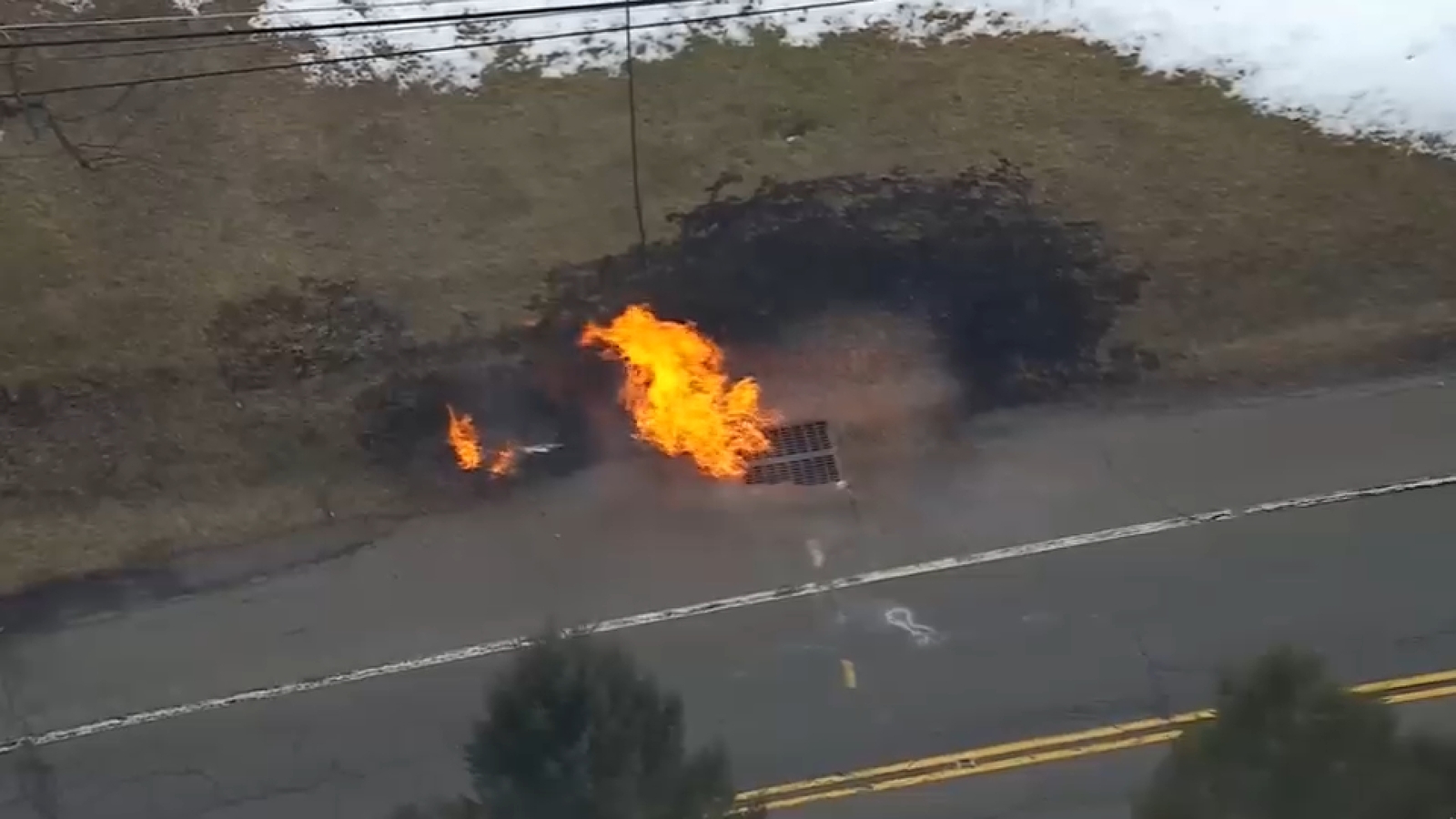 Gas main fire in Hillsborough, New Jersey prompts temporary evacuations ...
