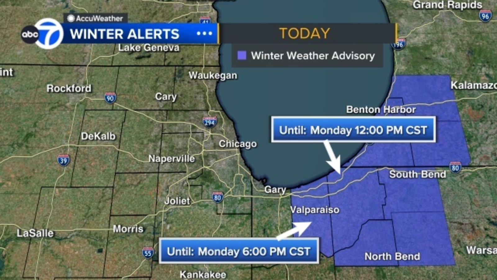 Chicago weather forecast: Lake-effect band could drop several inches of ...