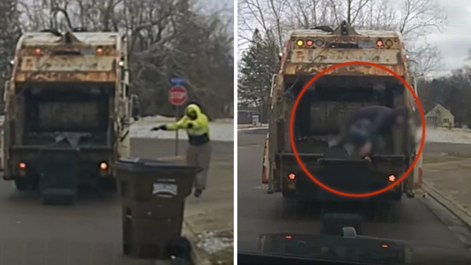 Suspect dubbed 'Oscar the Grouch' caught hiding in trash can in Huber ...