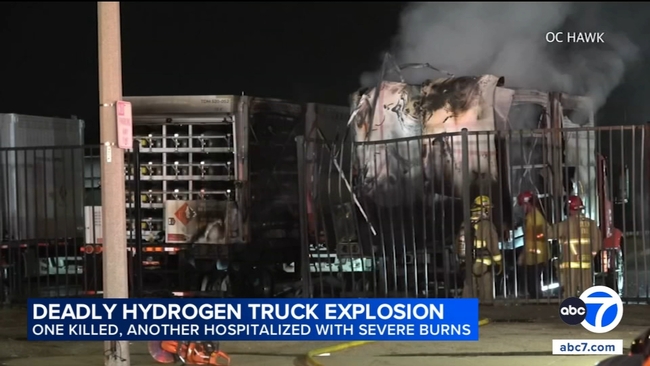 New video released in deadly hydrogen truck explosion in Colton - ABC7 ...
