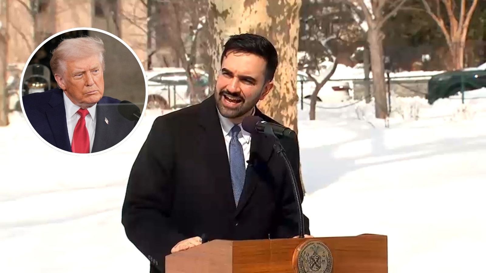 Zohran Mamdani thanks Trump for NYC shoveling program comments made at ...