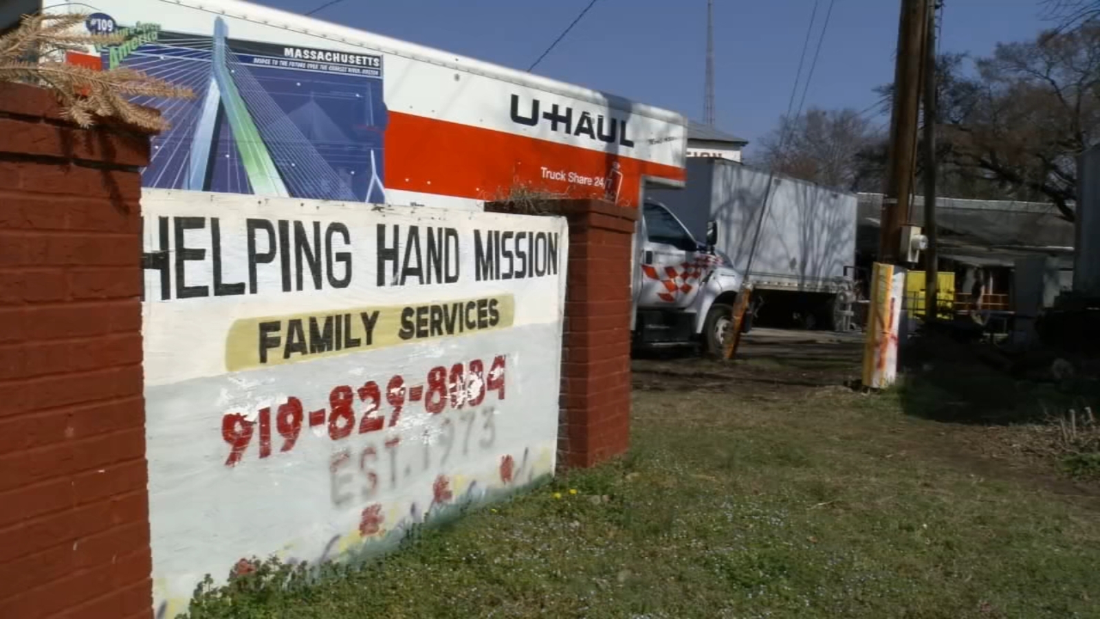 Fire damages Helping Hand Mission of Raleigh on Rock Quarry Road ...