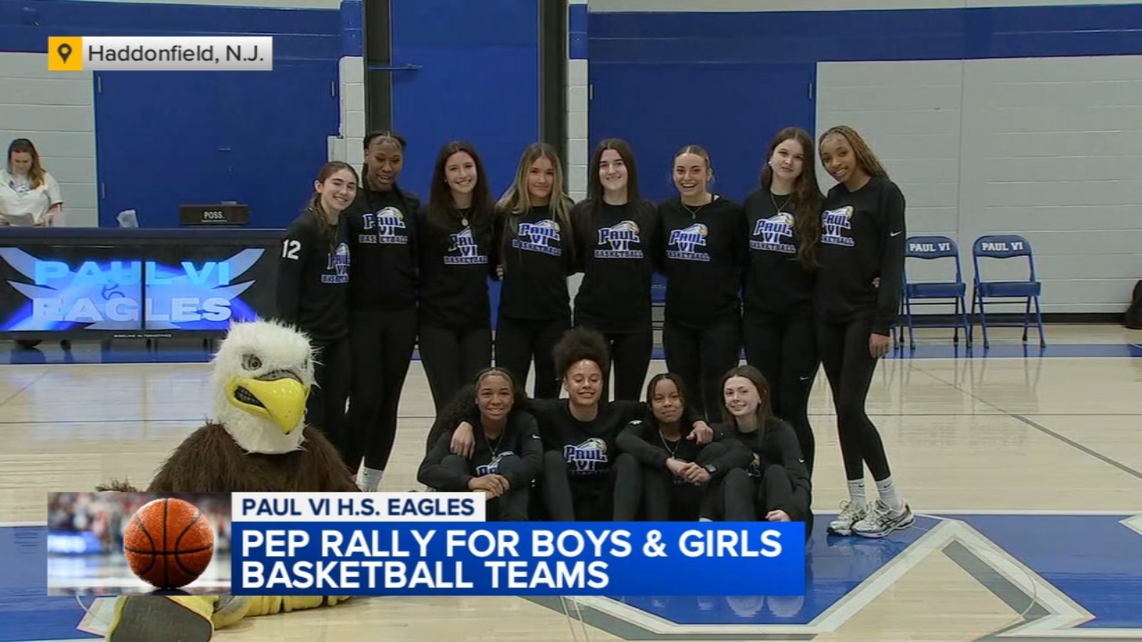 Pep rally for Paul VI High School basketball teams - 6abc Philadelphia