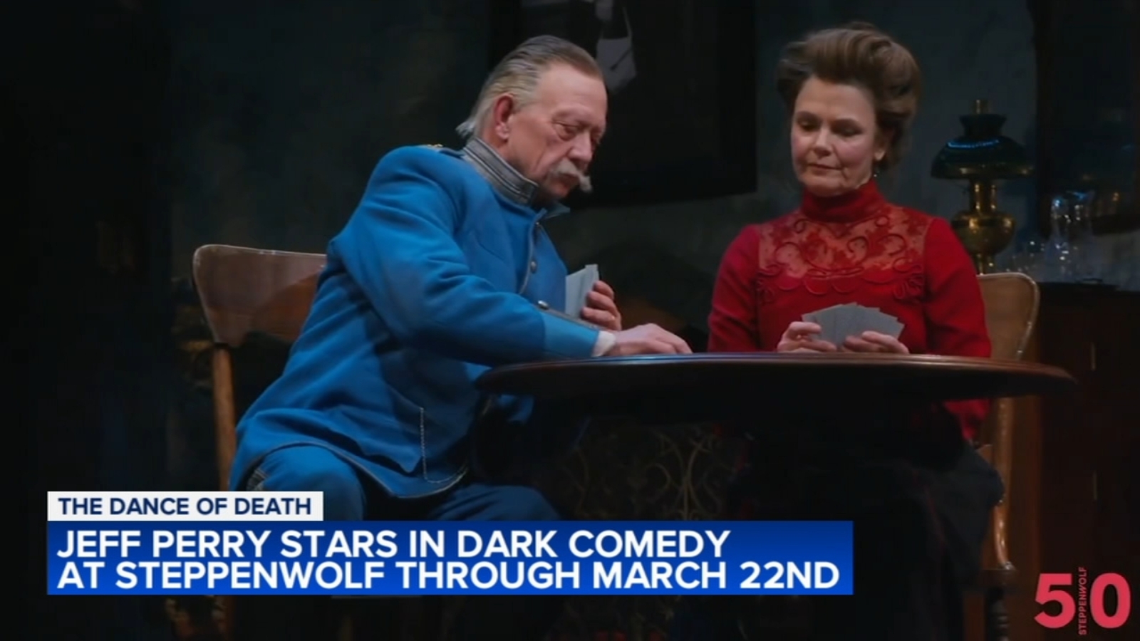 Actor Jeff Perry in 'The Dance of Death' at Steppenwolf Theatre in ...