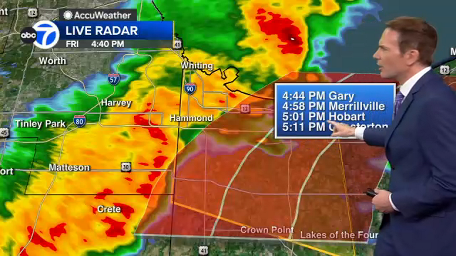 Chicago weather: Soaking rains, thunderstorms move through south ...