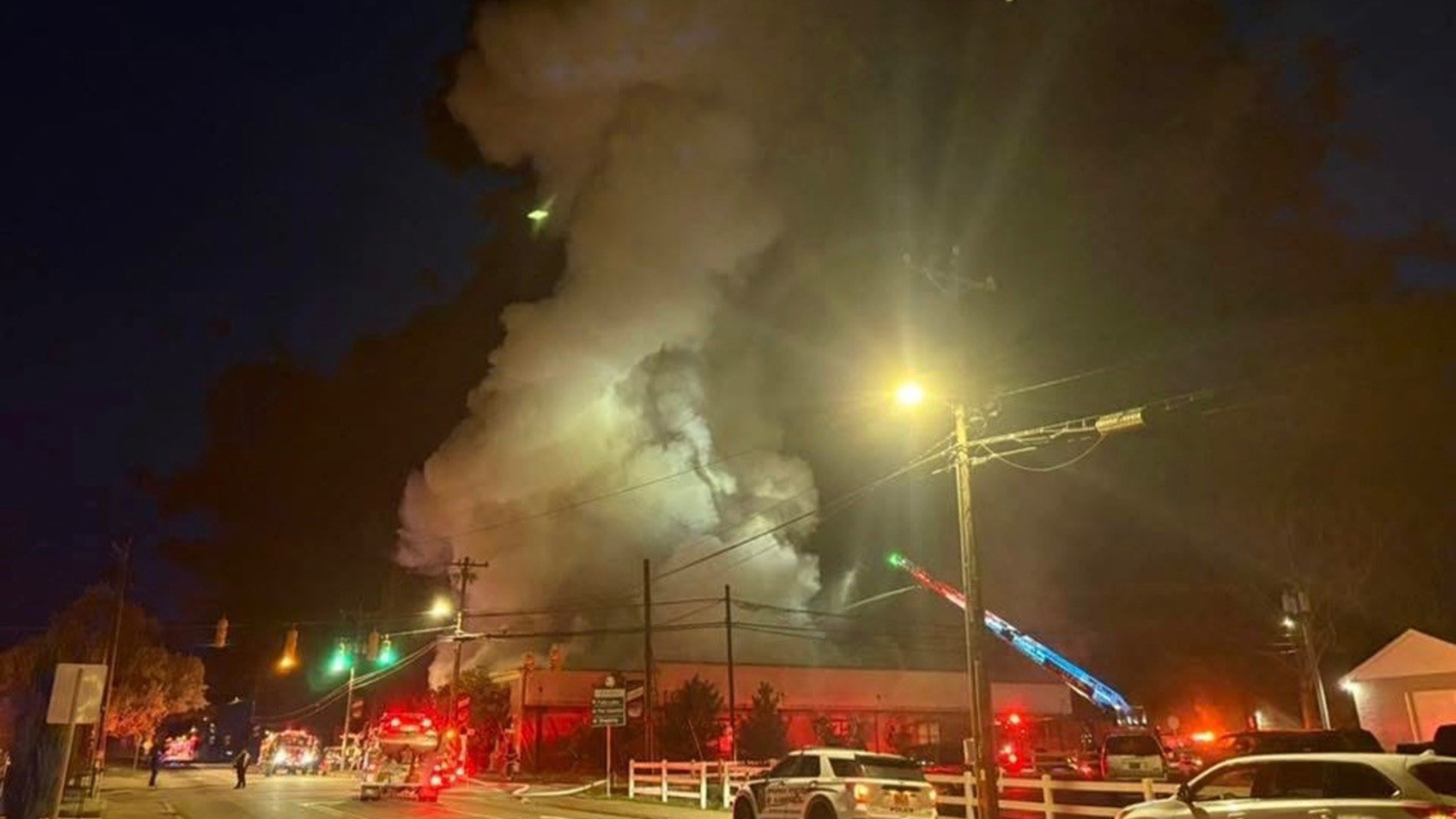 Large fire burns at Dollar General store in Granville County - ABC11 ...
