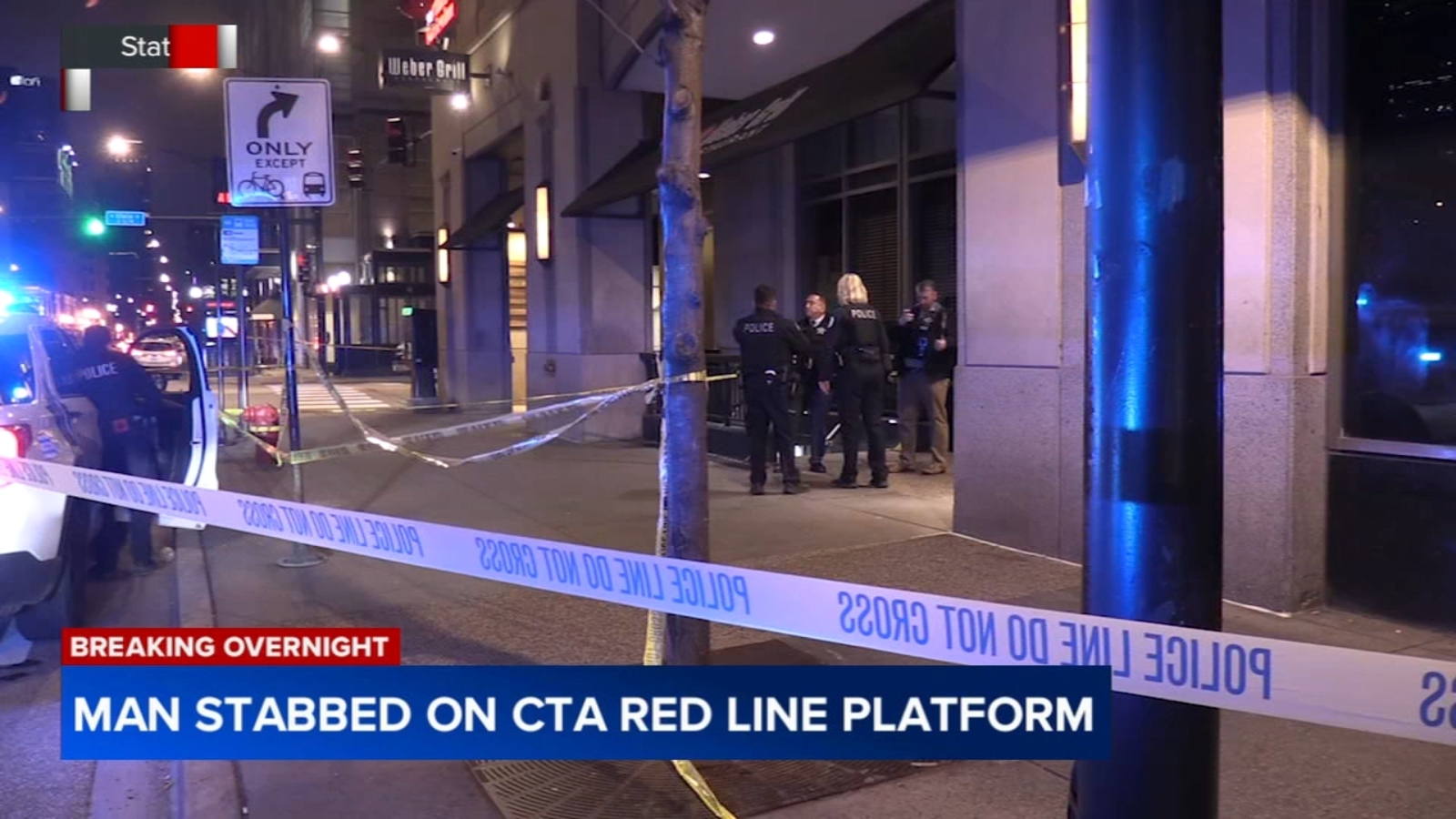Man stabbed on CTA Red Line platform in River North, Chicago police say ...