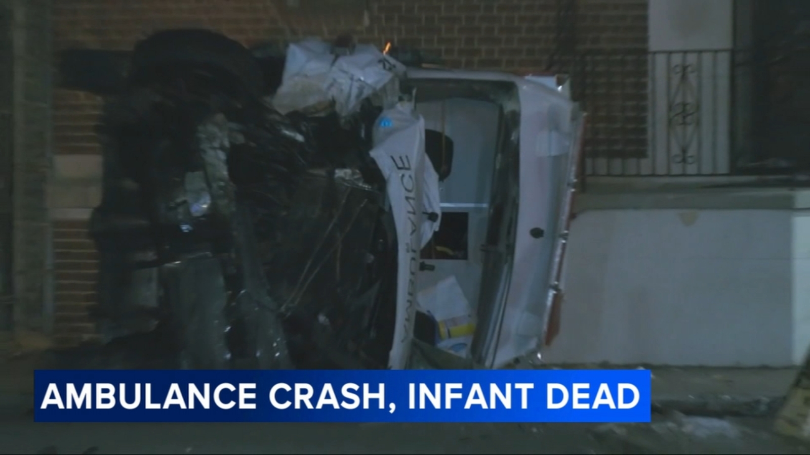 Infant found dead after ambulance crash in Philadelphia; grandfather ...