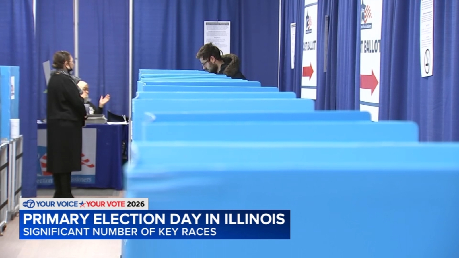 Steady stream of voters on Primary Election Day - ABC7 Chicago