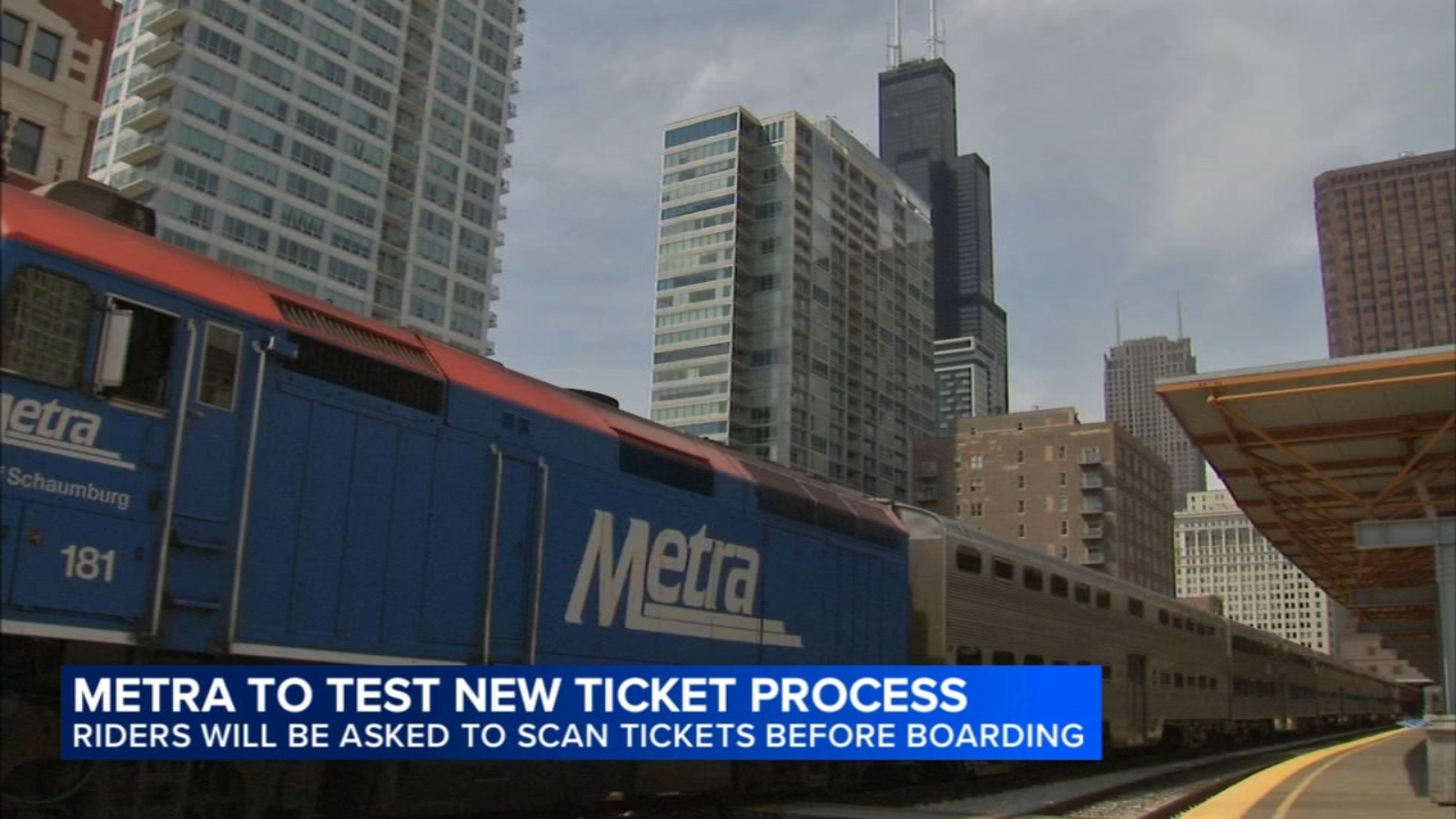 Metra to test new ticket process with train riders scanning tickets ...