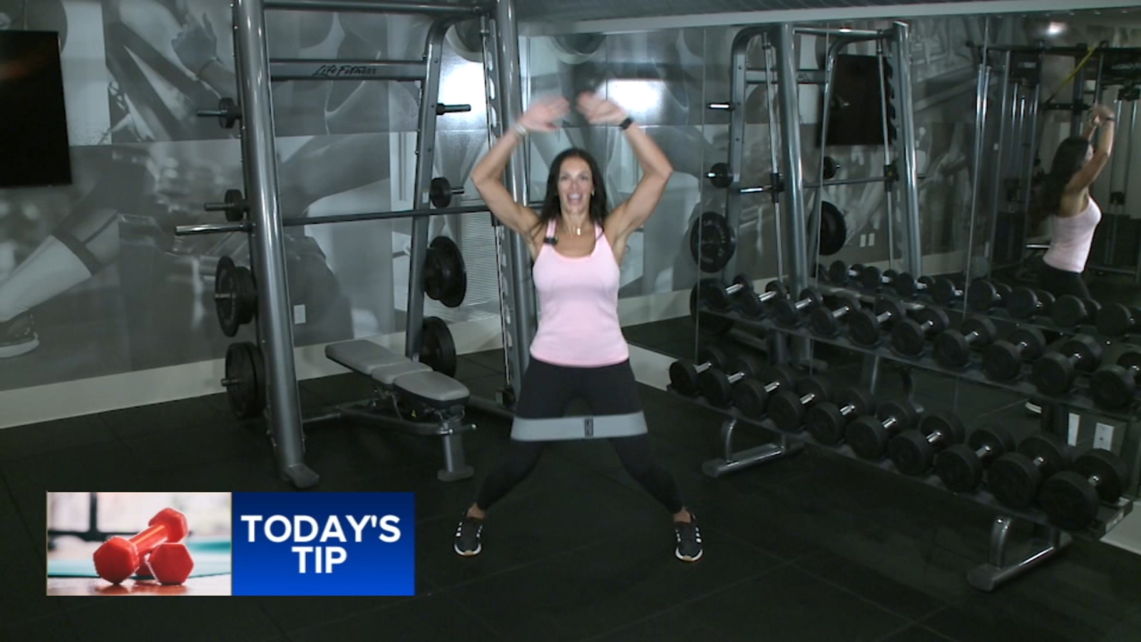 Jumping jacks with a resistance band - Today's Tip - 6abc Philadelphia