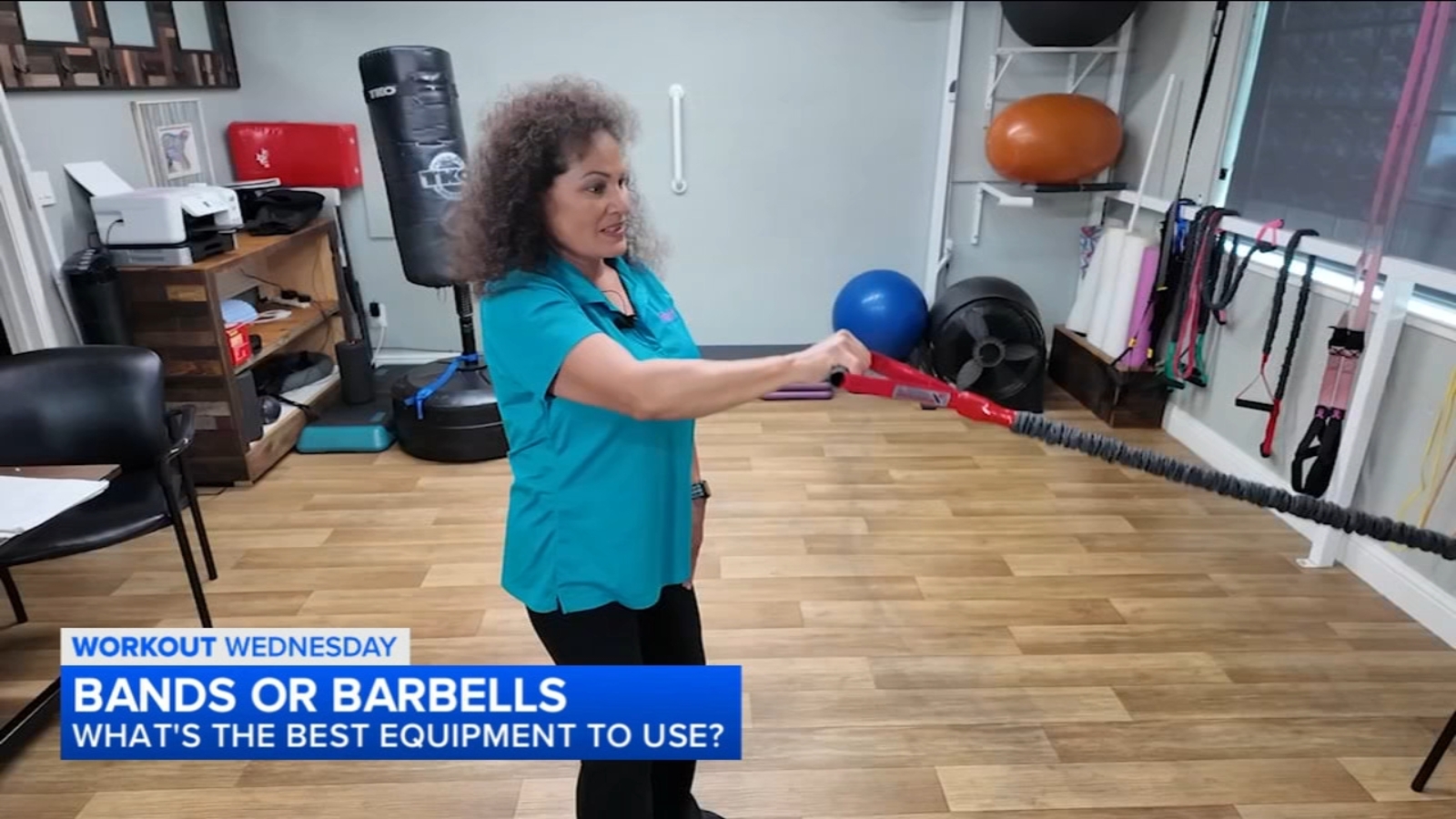 Workout Wednesday: Gaining strength by stretching rubber - ABC30 Fresno