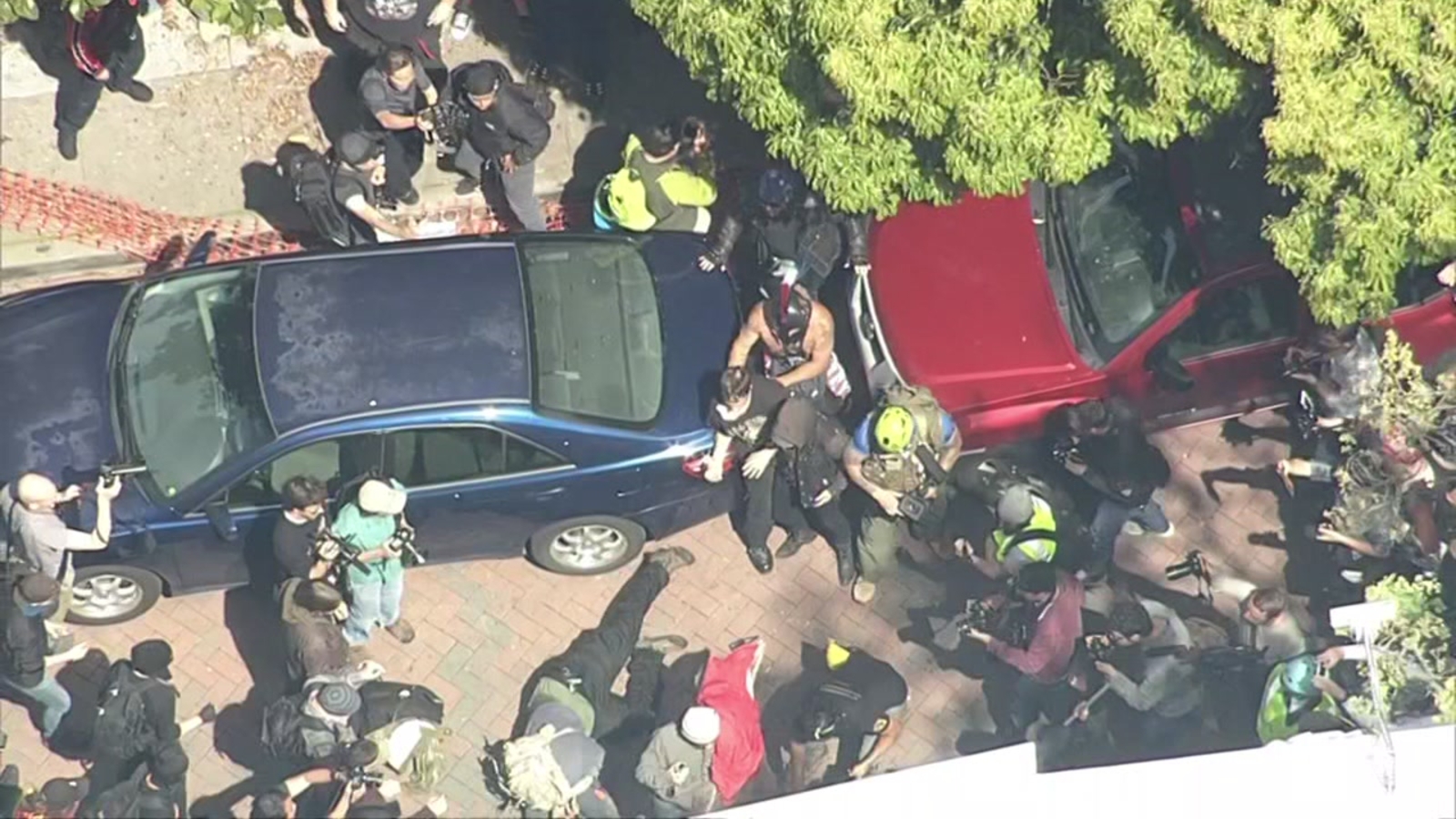 PHOTOS: Protesters facing off in Berkeley over President Donald Trump ...