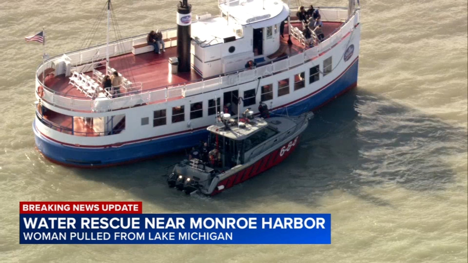 Chicago water rescue: Woman rescued from from Lake Michigan near Monroe ...