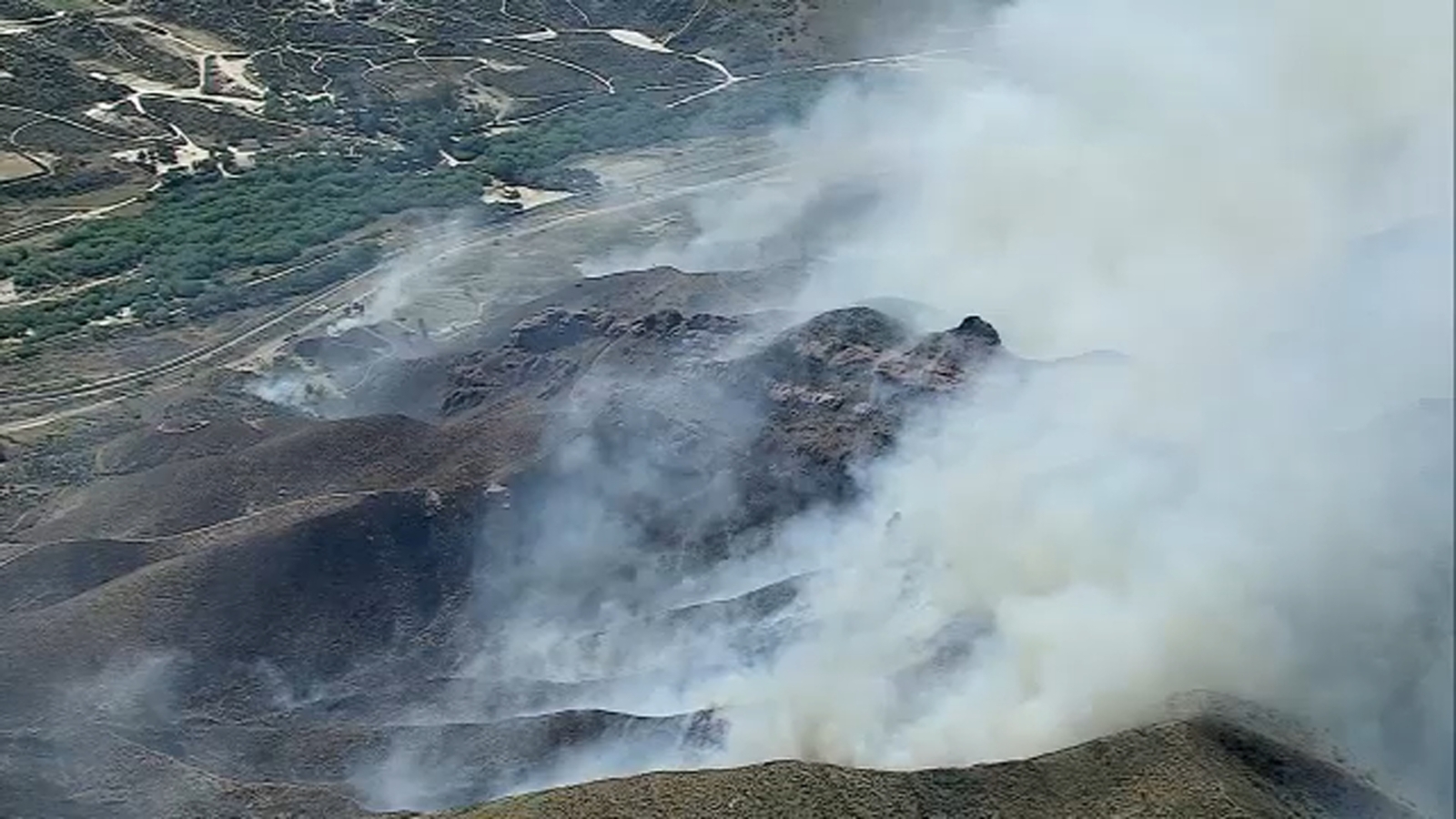 Crown Fire in Acton now 20% contained, officials say - ABC7 Los Angeles