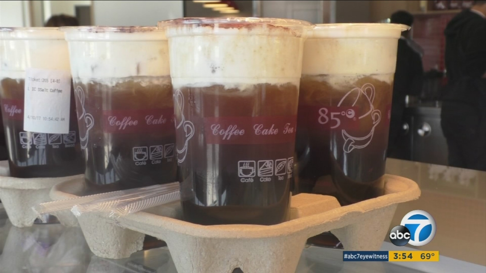 Taiwanese bakery brings sea salt coffee trend to LA - ABC7 Los Angeles