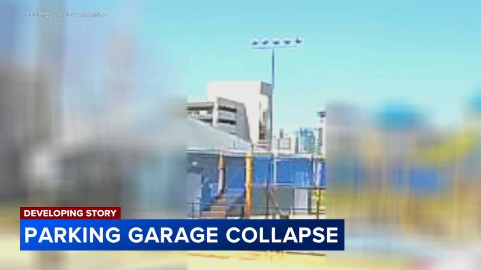 Parking garage collapse caught on video in the Grays Ferry section of ...