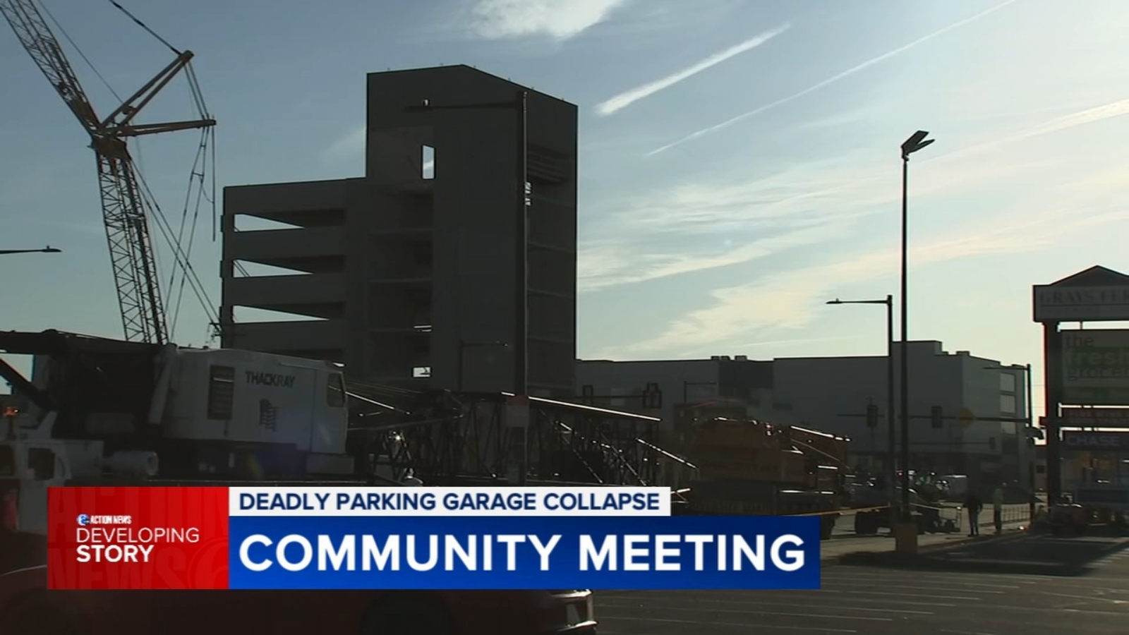 Deadly CHOP parking garage collapse prompts community meeting - 6abc ...