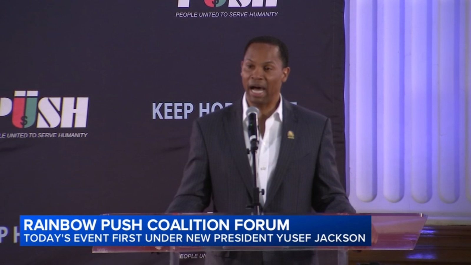 Yusef Jackson presides over 1st Rainbow PUSH Coalition forum as new ...
