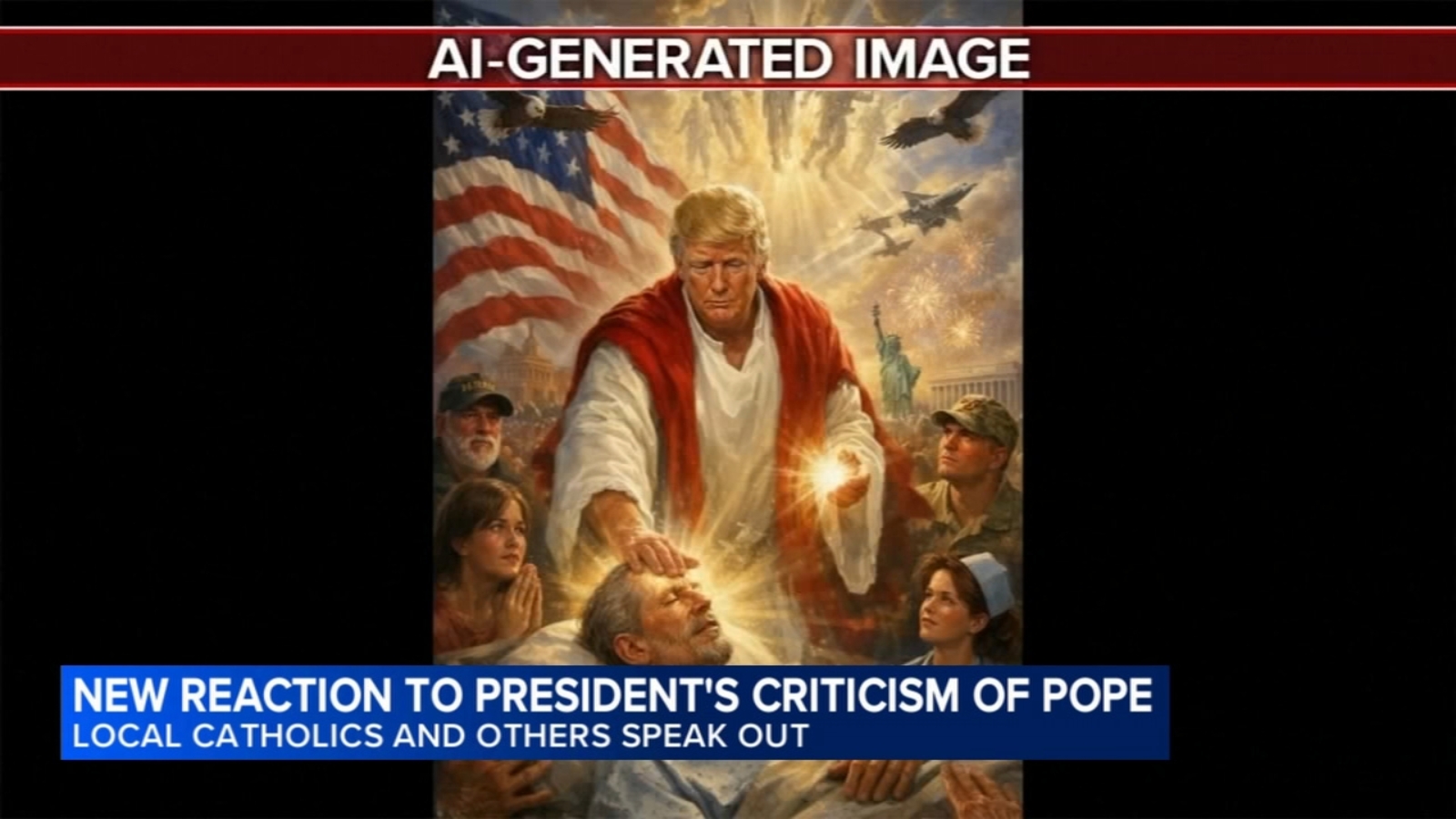 Donald Trump Pope Leo post on Truth Social, Jesus-like AI-generated ...