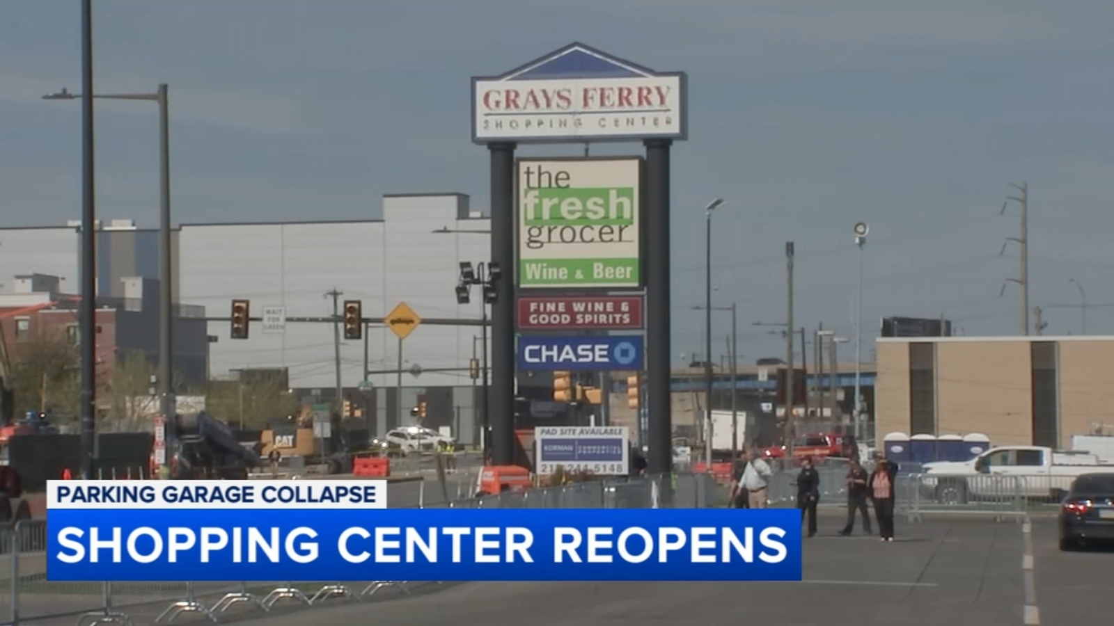 Grays Ferry Shopping Center reopens following deadly parking garage ...
