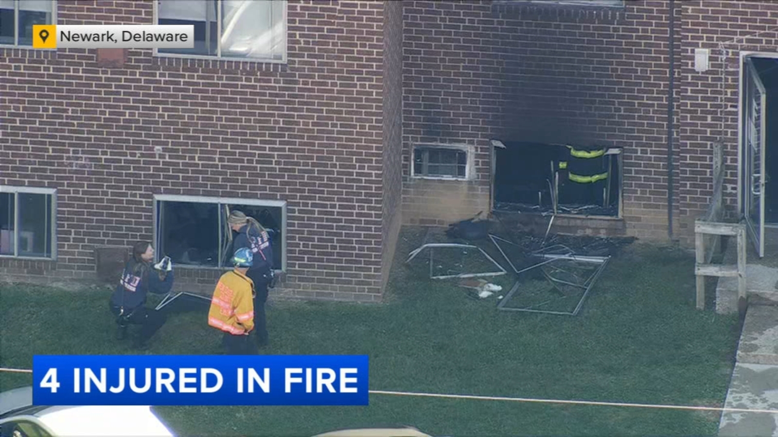 At least 4 injured in apartment fire in Newark, Delaware - 6abc ...
