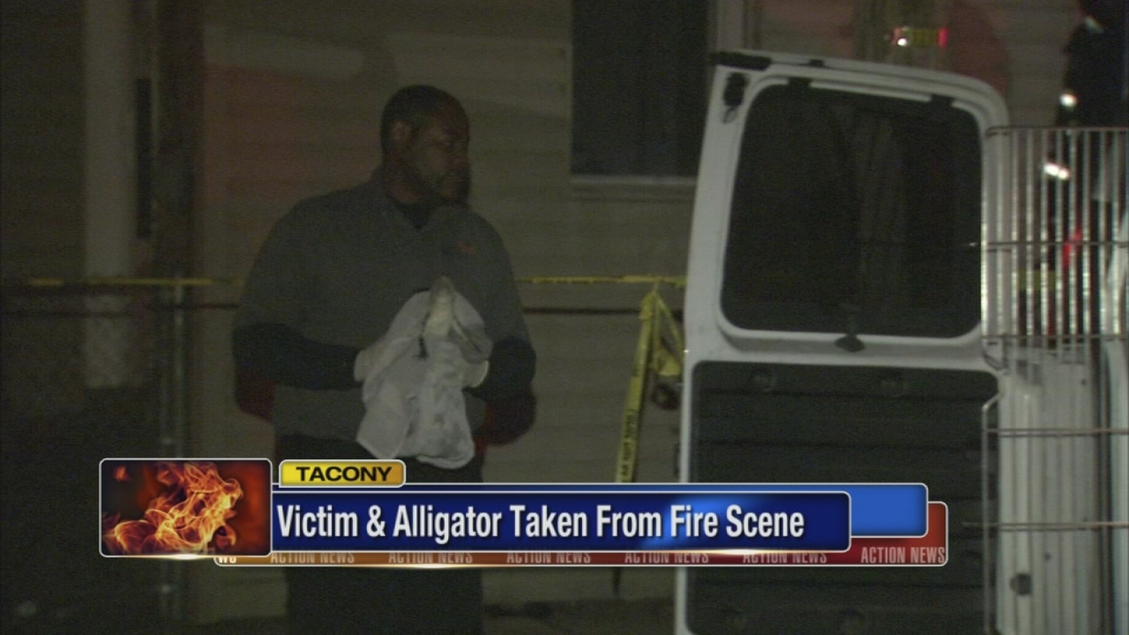 Alligator found after apartment fire in Tacony; 1 hurt - 6abc Philadelphia