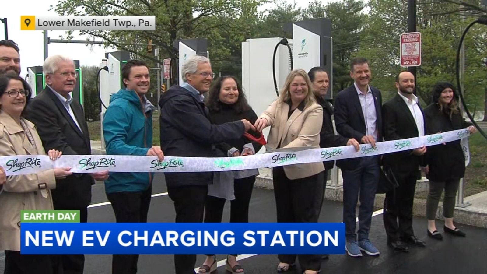 ShopRite of Yardley debuts new electric vehicle charging station with ...