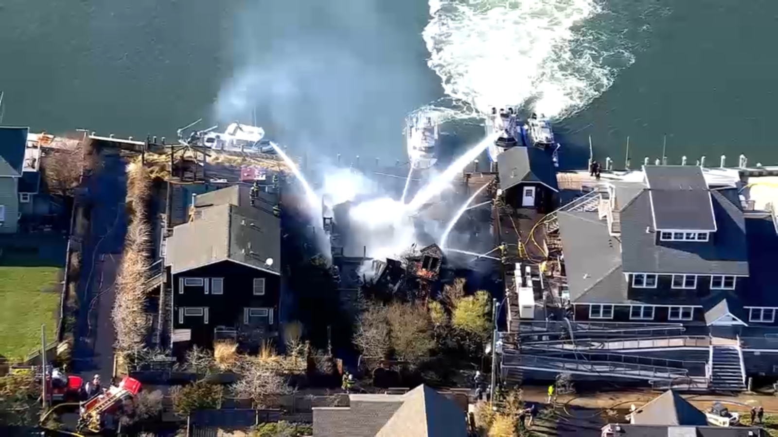 Waterfront home in Ocean Beach, Fire Island completely destroyed in ...