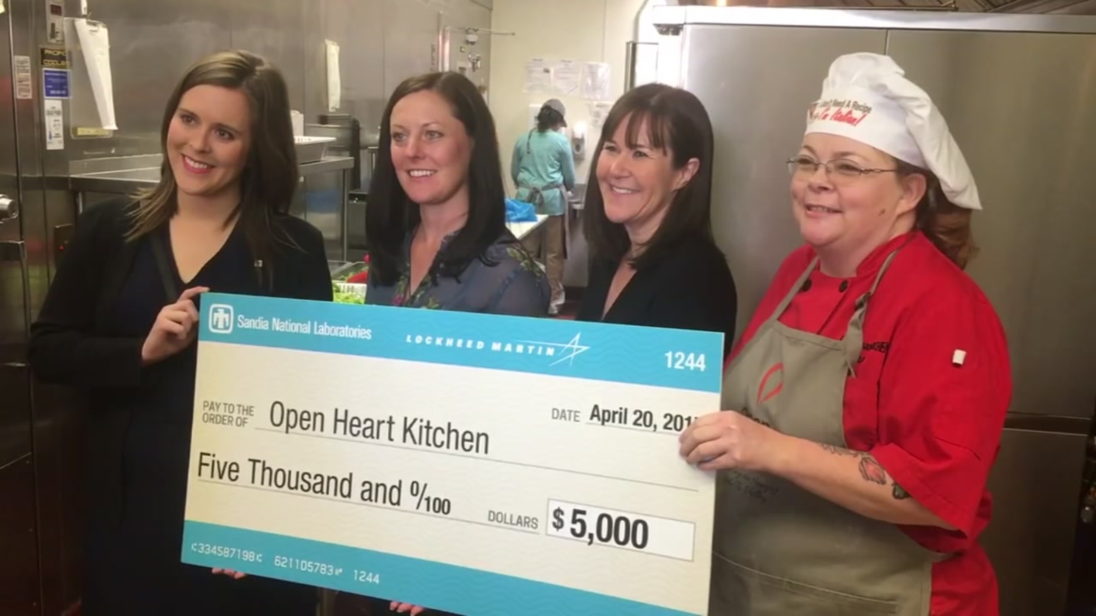 Pleasanton's Open Heart Kitchen receives $5,000 donation - ABC7 San ...