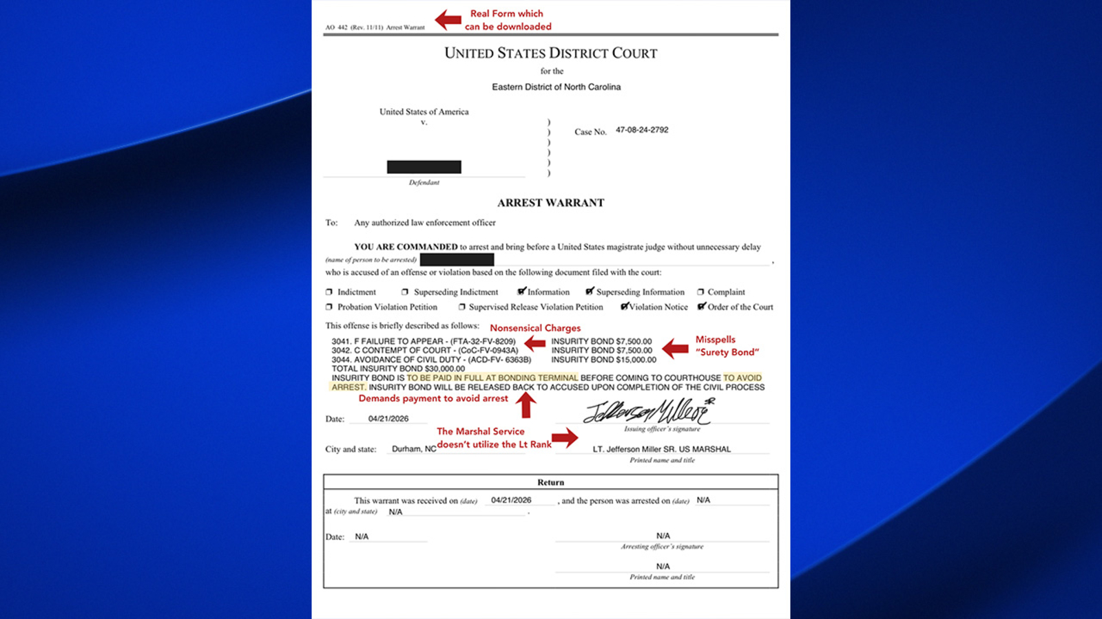 Durham County sheriff alerts public to convincing federal court phone ...