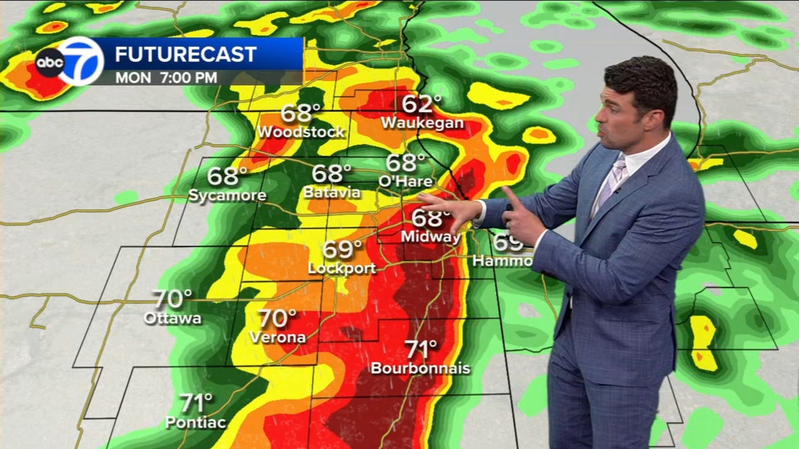 Chicago weather: AccuWeather Alert for PM severe storms Monday - ABC7 ...