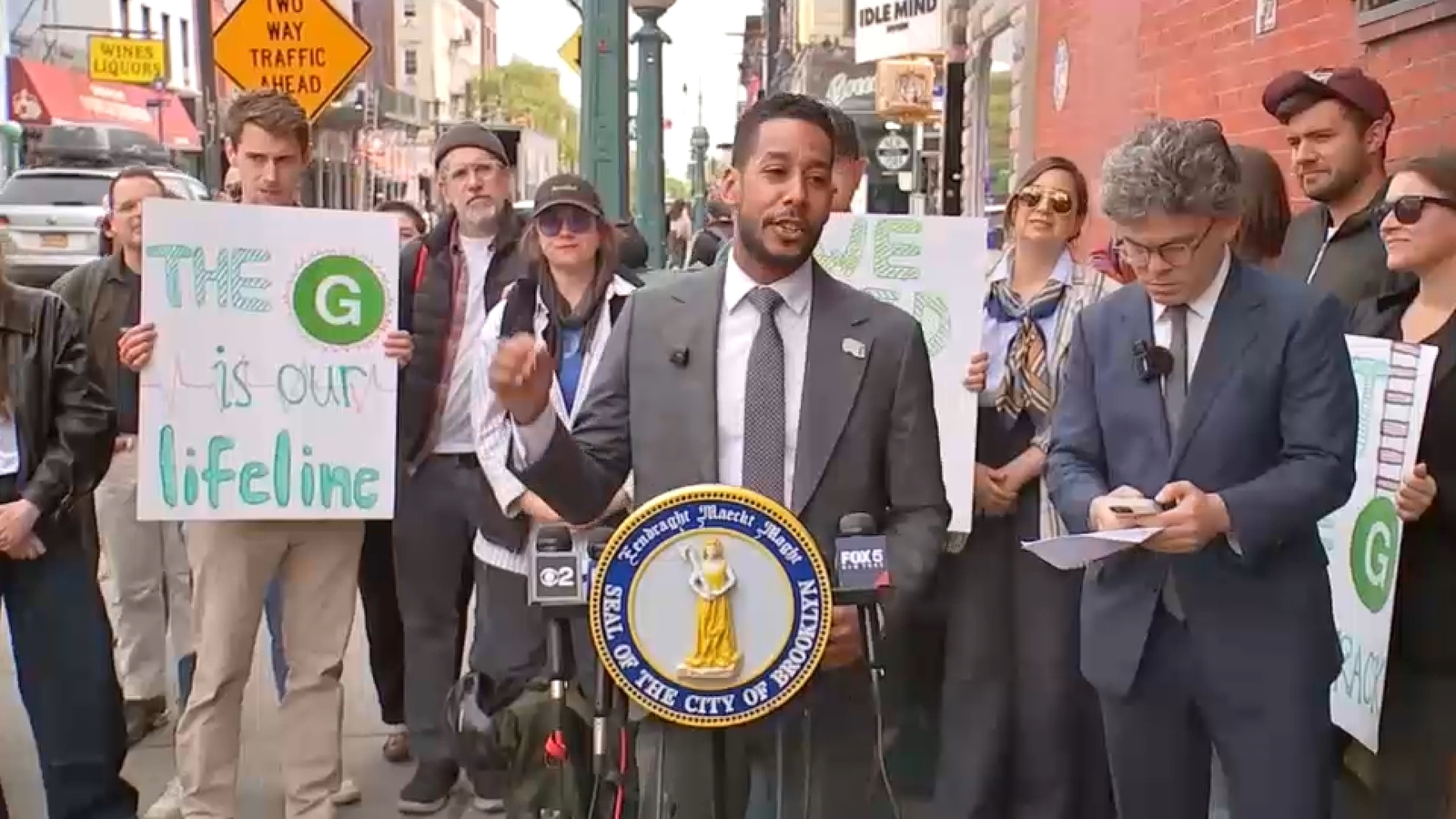 G train service disruptions get underway for subway riders in Brooklyn ...