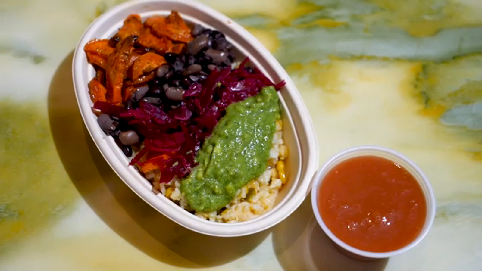 The Dish: Arroz con elote cheesy rice bowl from El Merkury in Center ...