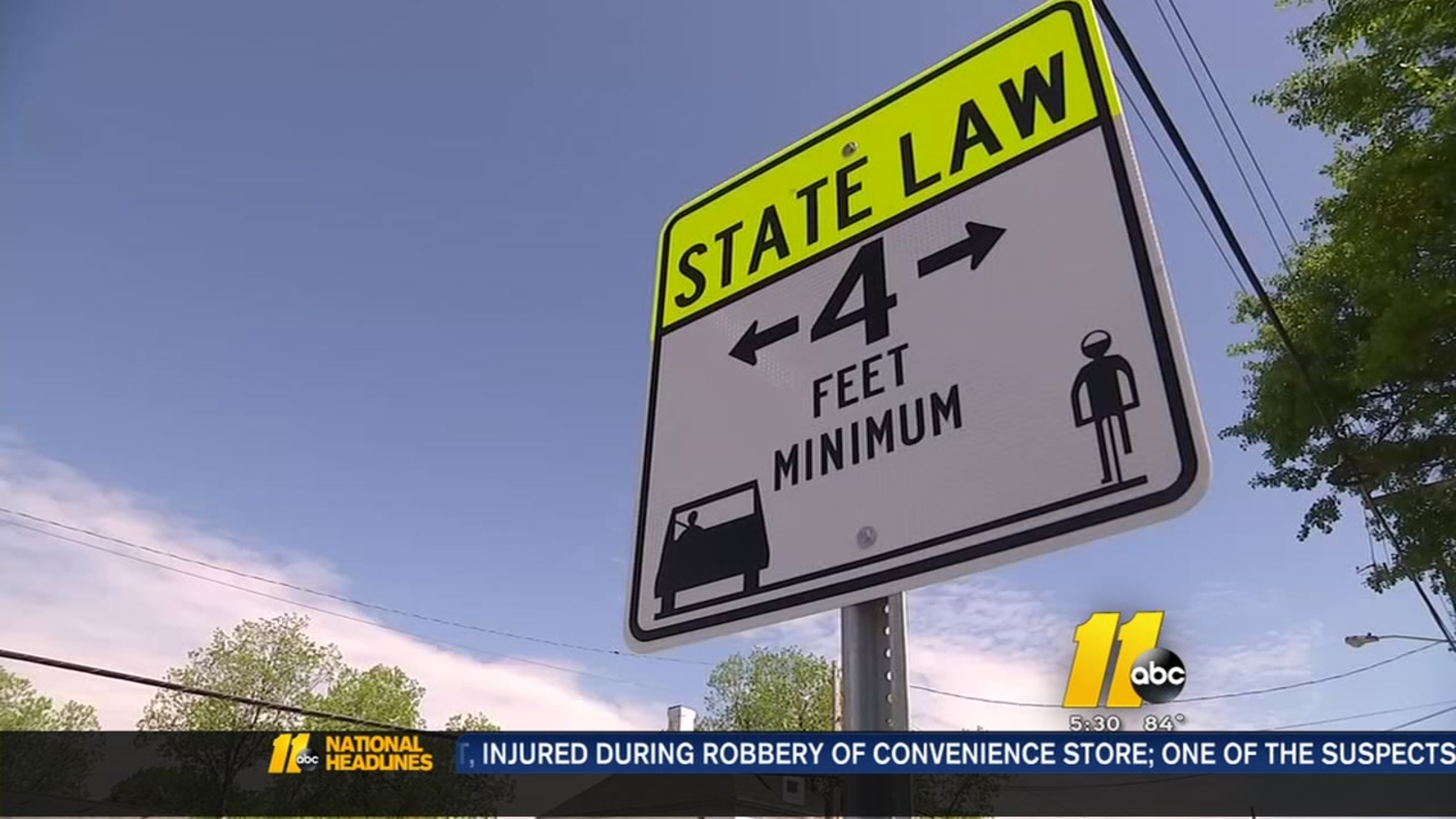 In Apex, new signs warn drivers to give bicycles room - ABC11 Raleigh ...