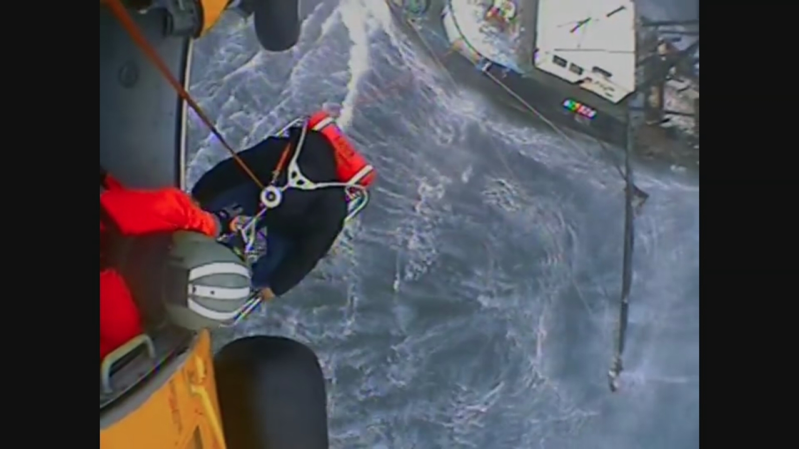 Coast Guard helicopter evacuates distressed man from fishing vessel off ...