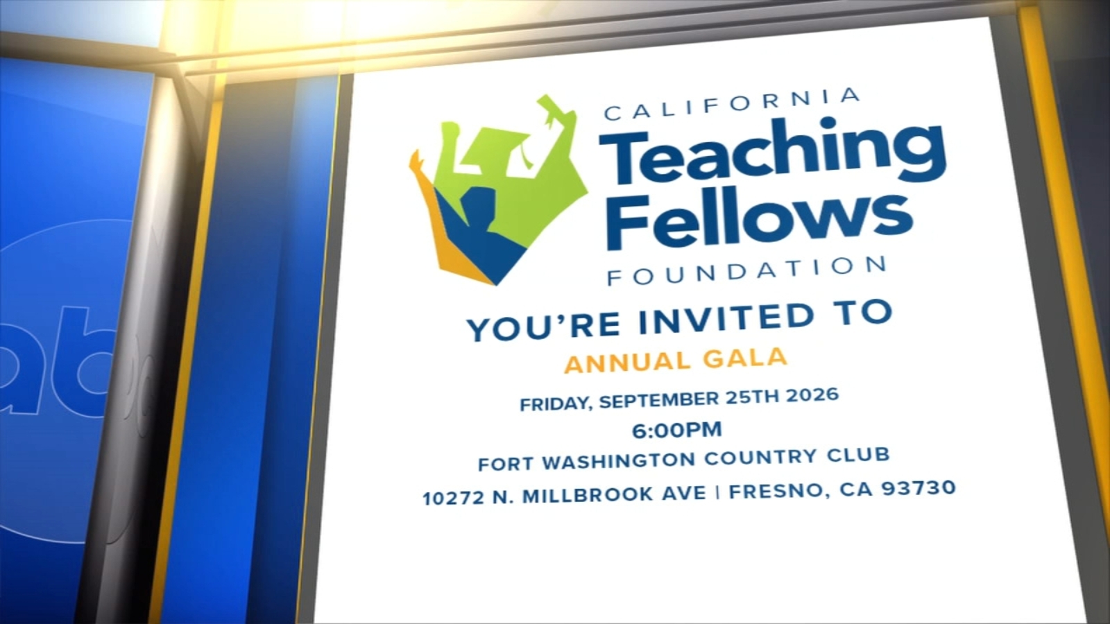California Teaching Fellows Foundation preparing for annual gala ...
