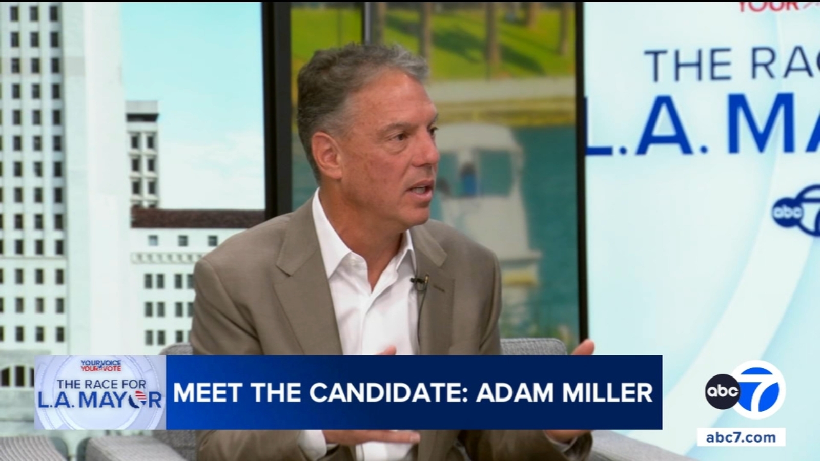 LA mayor's race: Tech entrepreneur Adam Miller believes he can fix city ...
