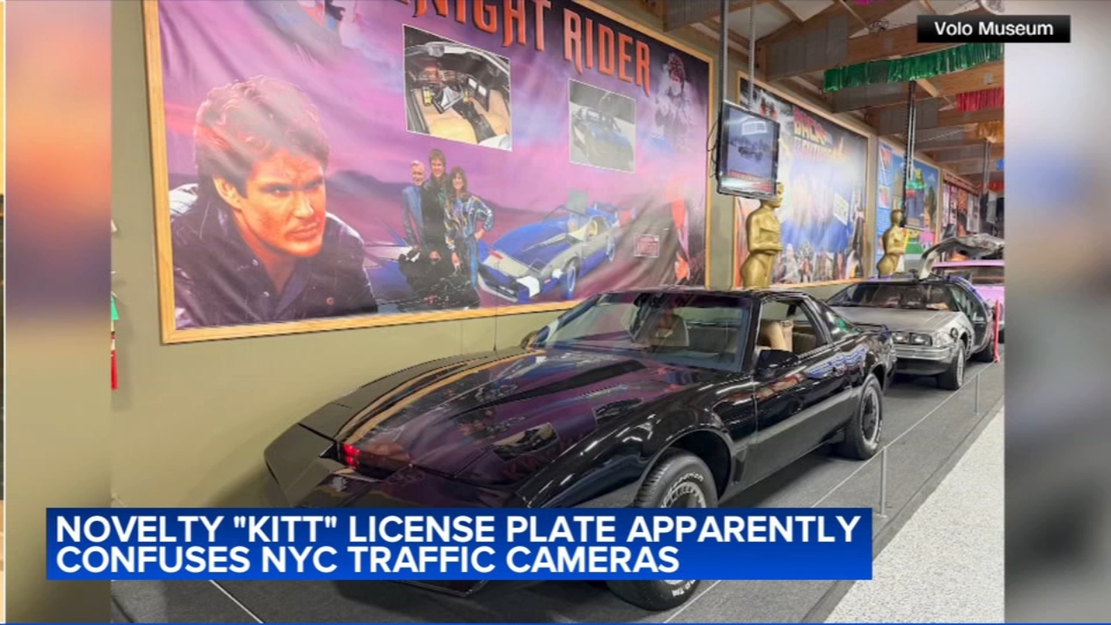 Novelty 'KITT' license plate from classic show 'Knight Rider' receives ...