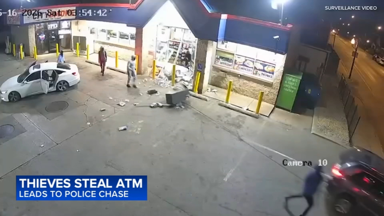 Chicago police chase: Suspect tries to steal ATM, hits Cook County ...