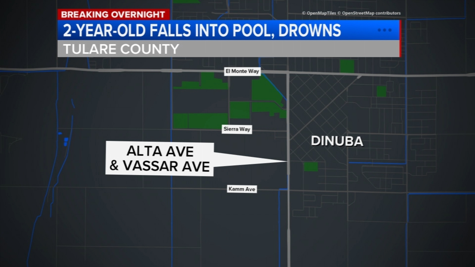 2-year-old dies after falling into pool and drowning in Dinuba, police ...
