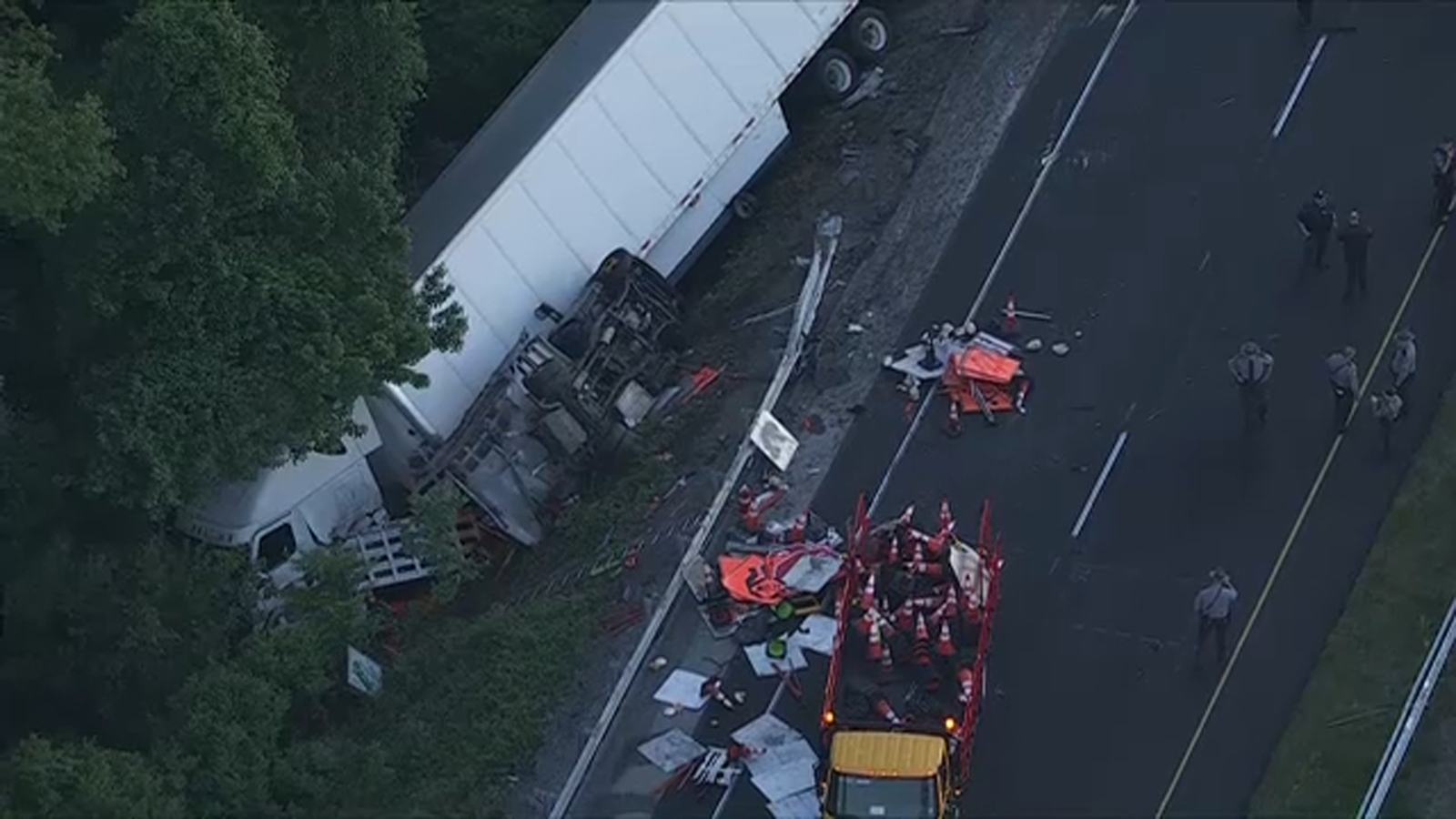 2 construction workers killed in tractor-trailer crash on Route 30 ...