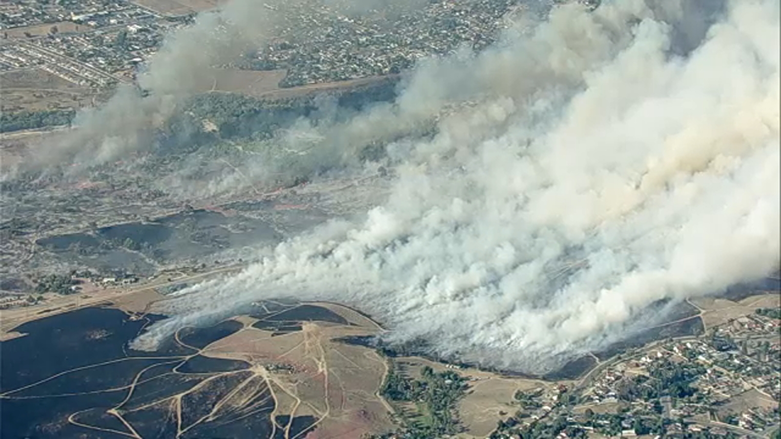 Map of Bain Fire evacuation orders, warnings - ABC7 Los Angeles