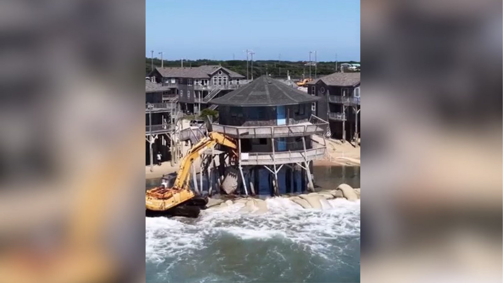 Outer Banks beach house in Buxton demolished to avoid collapse as ...