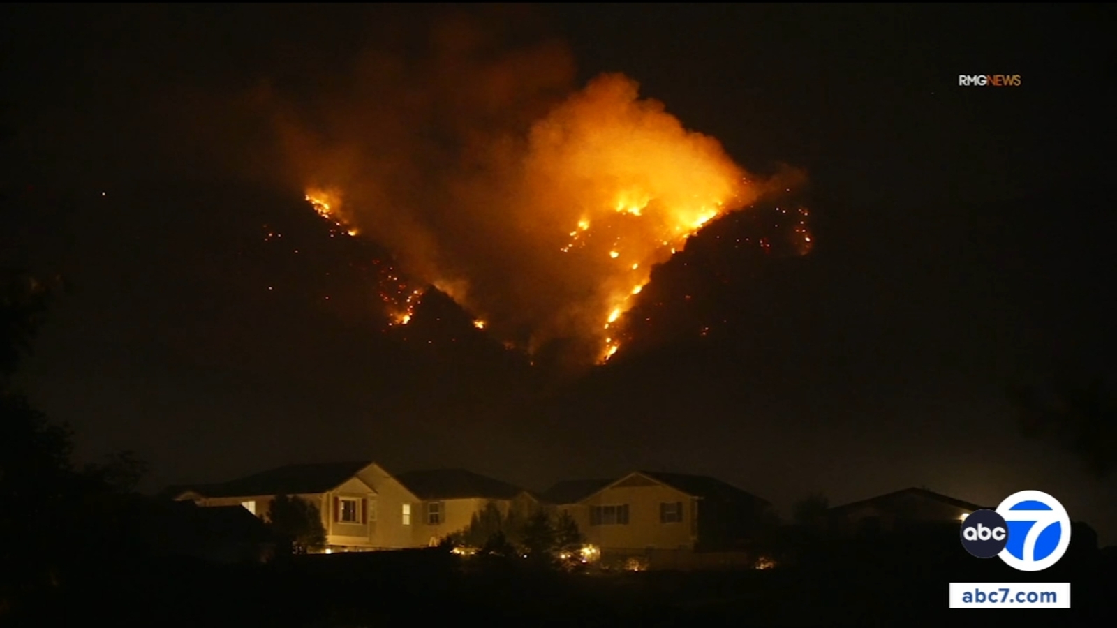 Sandy Fire now 15% contained - ABC7 Los Angeles